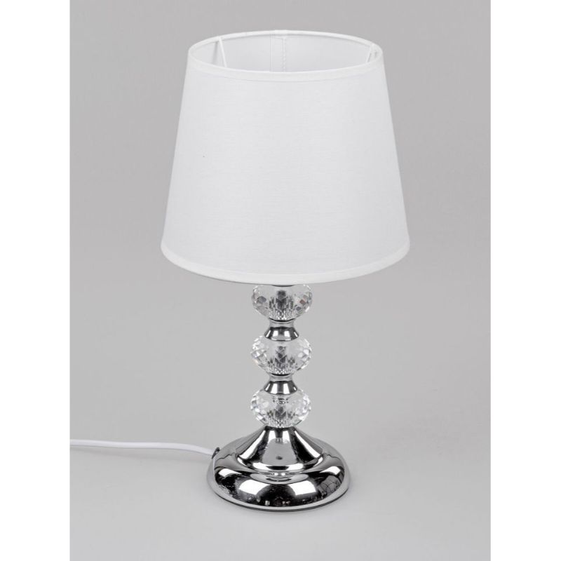 Table Lamp, Silver/White - QU11 | كيميت - kemitt