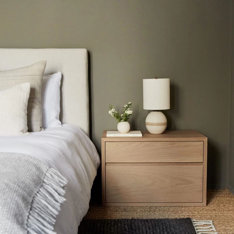 Nightstand, 45 cm, Light Wood - DST9 | كيميت - kemitt