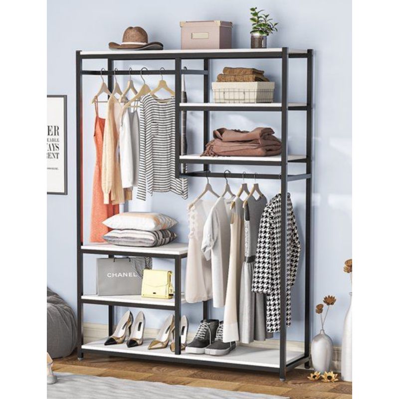 Closet, 140 cm, Black / White - DRS15 | كيميت - kemitt