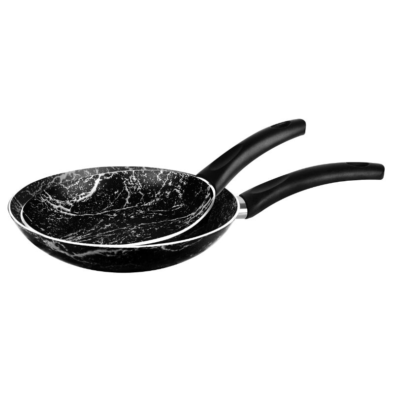 Grandi Marble Frypan, Set of 2PCS, Multi Color - FP02 | كيميت - kemitt