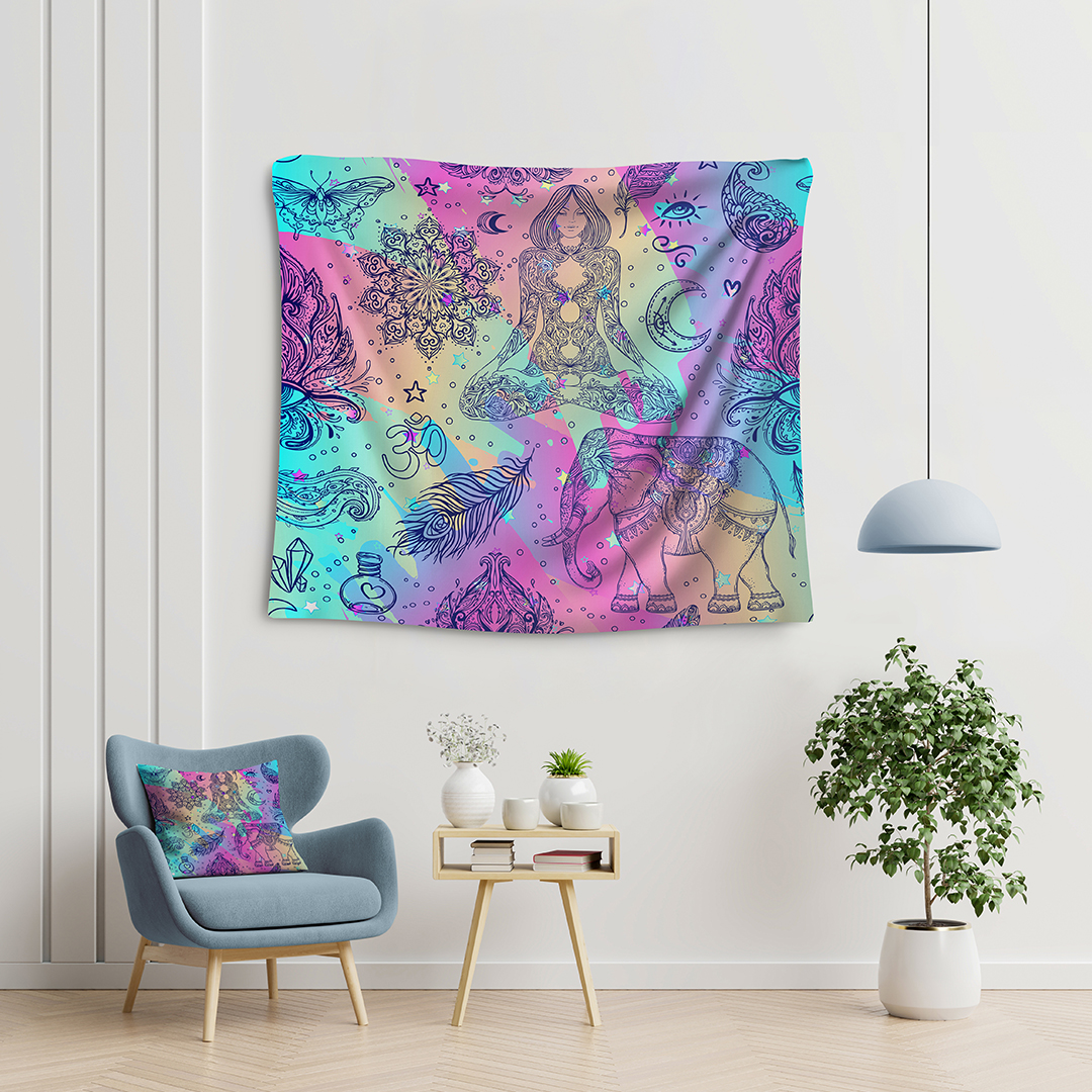 Tapestry, 200 cm, Multi Colors - KM-EG70-101 | كيميت - kemitt