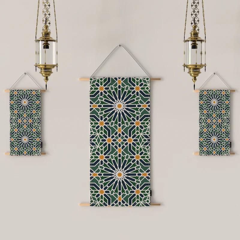 Adden Fabric Posters Set, Green / Blue, Multiple Sizes - KM-EG10-22 ...