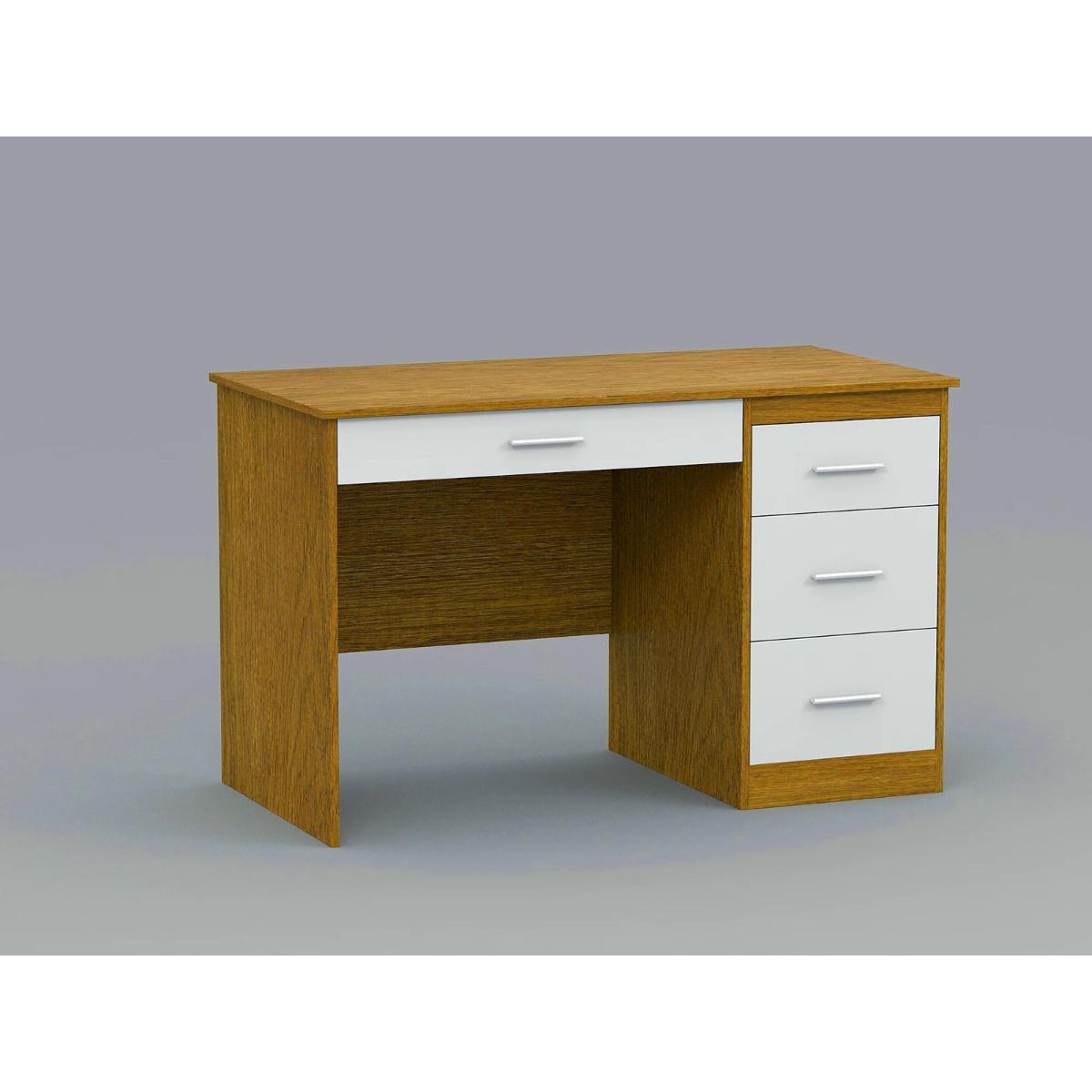 Desk, 100 cm, Beige/White - KM-EG95-22 | كيميت - kemitt