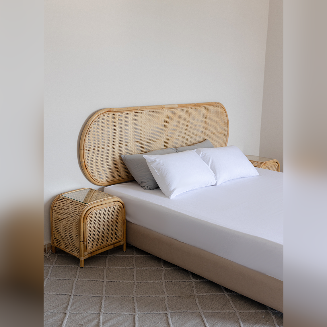 Bedsheet, Multiple Sizes, White - KM-EG79-81 | كيميت - kemitt