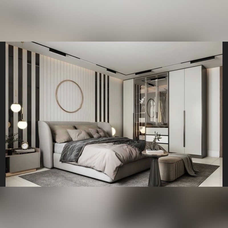 Bed, 160 cm, Light Grey - KM-EG118-23 | كيميت - kemitt