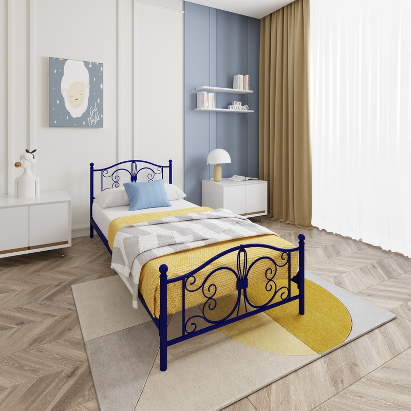 سرير, 90 سم, أزرق - KM-EG119-52 | كيميت - kemitt