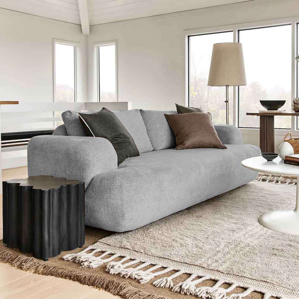 Sofa, 220 cm, Grey - KM-EG129-01 | كيميت - kemitt